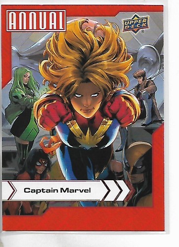 2022-23 Upper Deck Marvel Annual Captain Marvel Card #16 | eBay