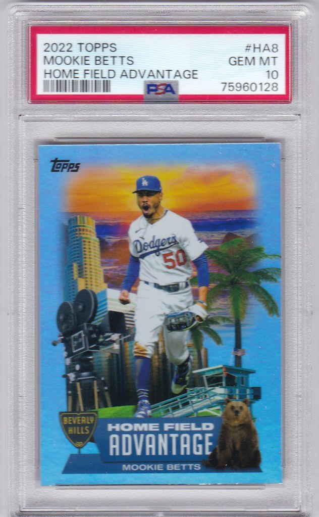 Mookie Betts 2022 Topps #HA-8 Home Field Advantage /(SSP) PSA 10 Price ...