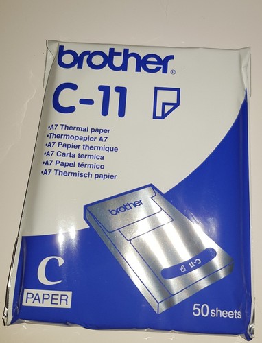 Brother Thermal Printer Paper A7 White (Pack of 50) C11 | eBay