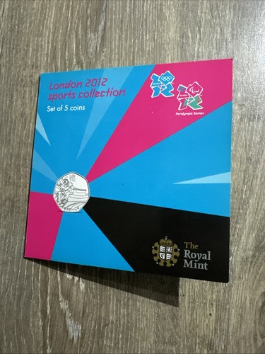 Olympic Games London 2012 Sports Collection Set of 5 x 50p Coins. Royal ...