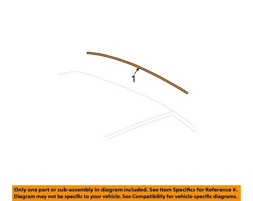 Chevrolet GM OEM 07-13 Impala Roof-Molding 25785137 | eBay