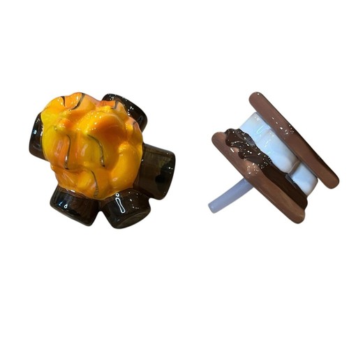 2 Nora Fleming Minis: Fired Up! A400 Campfire Bonfire Gimme S’more A258 ...