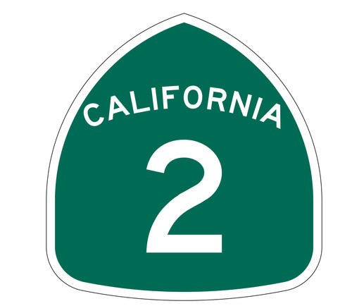 California State Route 2 Sticker Decal R1119 Highway Sign | eBay