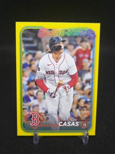 2024 Topps Baseball Series 2 Triston Casas Future Star Yellow Border ...