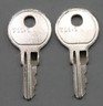 101E-150E key. Pair of 2 keys for HON File cabinet. With code stamp on ...