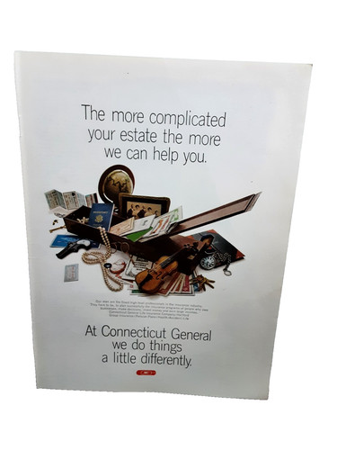 1966 Connecticut General Insurance Vintage Print Ad Estate Planning ...