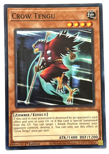 YuGiOh! - Crow Tengu - DIFO-EN094 - 1st Edition - Common | eBay