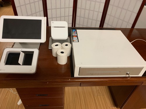 Clover C500 POS System LCD Screen D100 Drawers P500 Printer Power ...