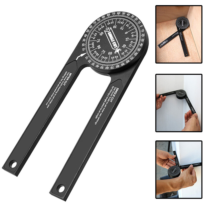 Aluminum Alloy Protractor Miter Triangle Speed Square Measurement ...