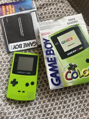 Gameboy Color Console Boxed for sale | eBay