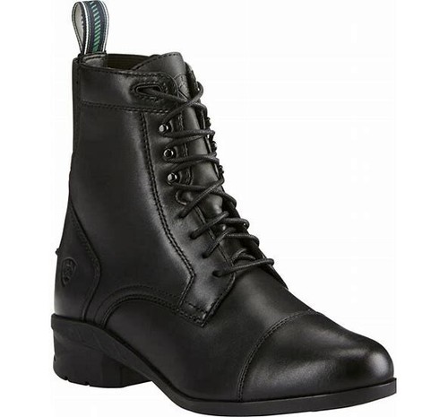 Ariat Women's Heritage IV Lace Paddock Boot Black Size 9 style no ...
