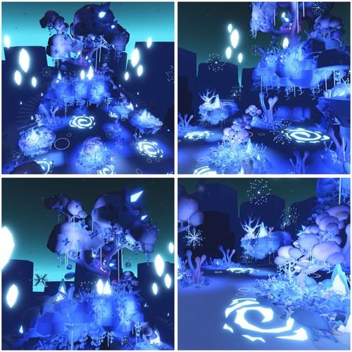 🌀💎 Blue Magical Floating Islands Icey Adopt Me House Home Build 💎🌀 | eBay