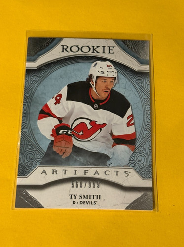 2020-21 Artifacts Rookies RED 198 Ty Smith New Jersey Devils /999 RC | eBay
