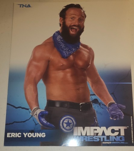 TNA Wrestling Eric Young Promo Photo Impact WWE WWF NXT AEW ROH NWA | eBay