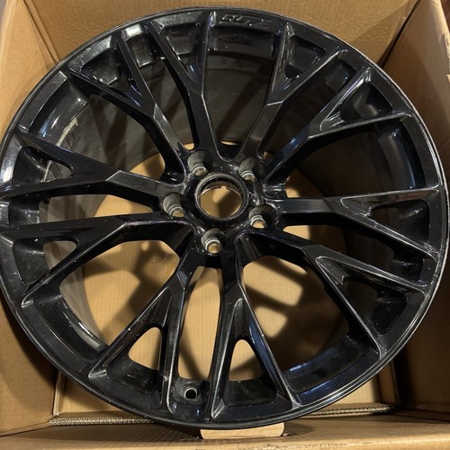 Black Chevrolet Corvette C7 Z06 20x12 OEM GM Rear Wheel Rim 20 Inch ...