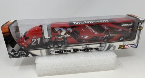 Hot Wheels 2004 Ricky Rudd #21 Motorcraft Team Transporter Semi Truck ...