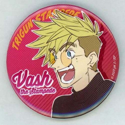 Badge Pins Vash the Stampede (B) 75mm Can Badge "Kujibiki-do TRIGUN STAMPEDE | eBay
