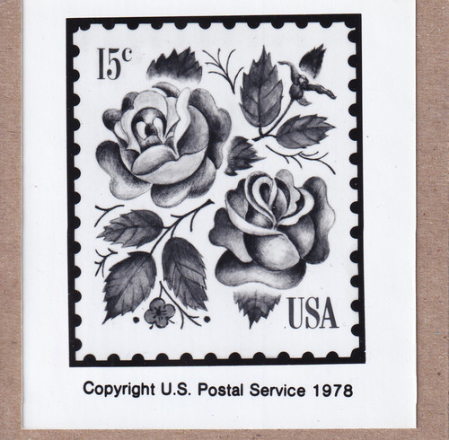USPS press publicity photo for 15c Roses stamp Scott 1737 | eBay
