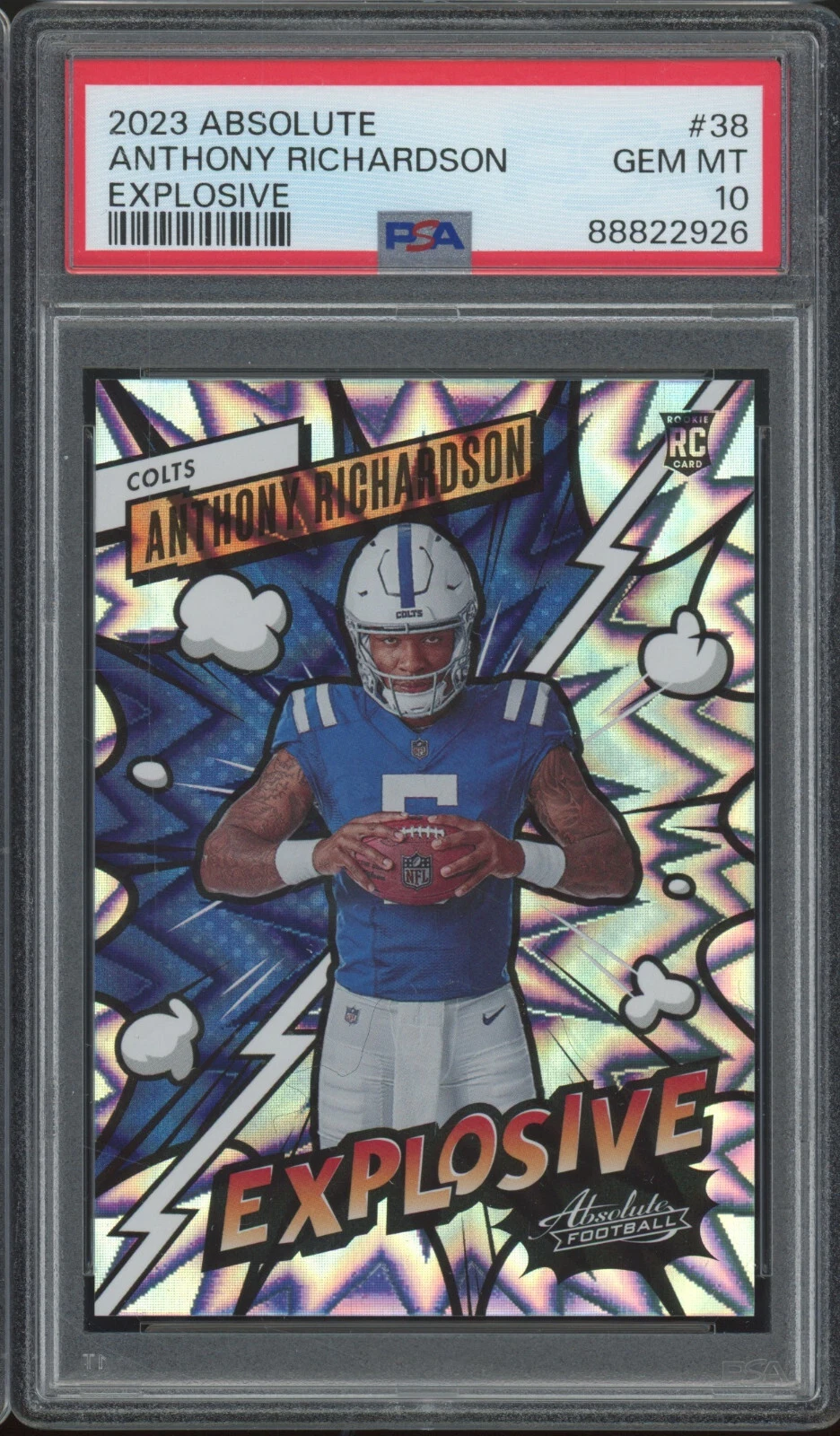 Anthony Richardson 2023 Absolute #38 Explosive Price Guide - Sports ...