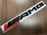 Gloss Black AMG Letters Trunk Emblem Badge Sticker for Mercedes Benz ...
