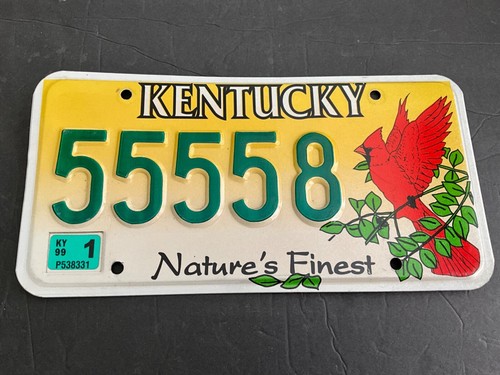 1999 Kentucky Nature’s Finest License Plate Tag 55558 specialty ...
