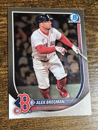 ALEX BREGMAN 2025 Bowman Chrome #15 Red Sox | eBay
