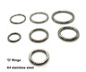Split Round Safety Rings Marine Grade A4 Stainless Steel 316 | eBay