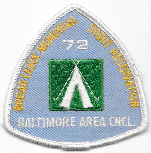 1972 Broad Creek Memorial Res. Baltimore Area Council Boy Scouts of ...