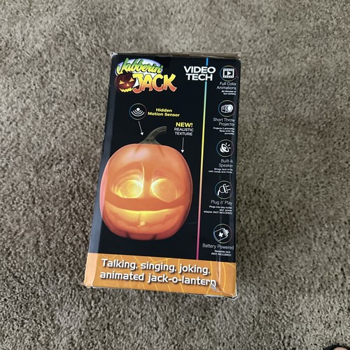 Jabberin' Jack Motion Sensor 12 Inch XL Talking Animated Orange Pumpkin ...