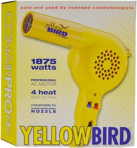 Conair Pro Yellow Bird Hair Dryer (Model: YB075W) | eBay