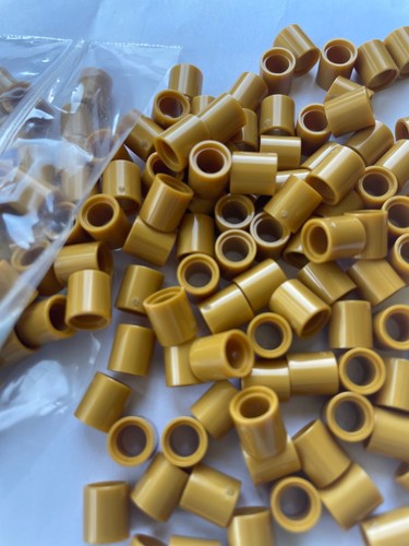 LEGO-NEW #18654-GOLD-TECHNIC/LIFT ARM THICK 1 X 1 -SPACER-25 PIECES | eBay