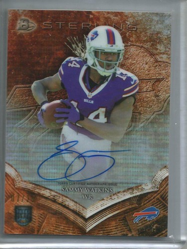 Sammy Watkins 2014 Bowman Sterling Refractor Autograph Rookie #07/25 | eBay