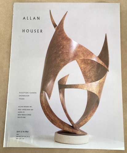 Allan Houser gallery exhibition print ad 1997 vintg mgzne art Spirit of ...