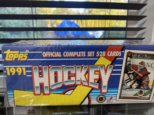 1991 Topps NHL Hockey Official Complete Set 528 Cards Factory Sealed | eBay
