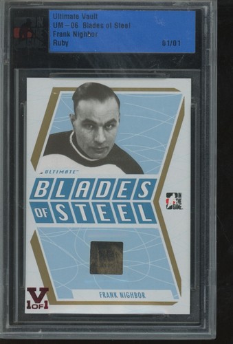 2006 ITG Ultimate Vault Frank Nighbor Ruby Blades Steel Game Used Skate ...
