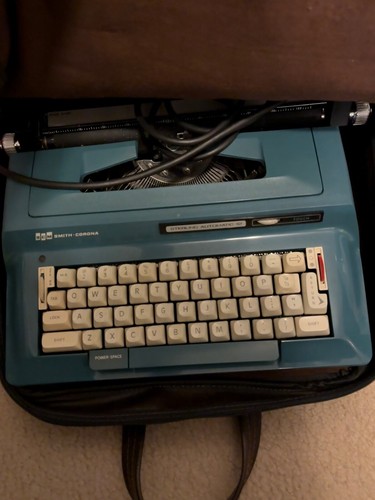 Smith Corona Sterling Automatic 12 Portable Typewriter Carriage Return ...