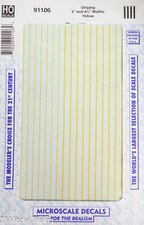 Microscale Yellow HO Model Railroad Decals for sale | eBay