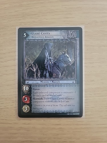 LOTR TCG ROS Rise of Saruman Ulaire Cantea Duplicitous Assassin 17r139 ...