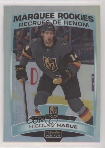 2019-20 O-Pee-Chee Platinum Marquee Rookies Rainbow Nicolas Hague #192 ...