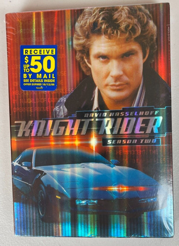 Knight Rider Season 2 DVD Set David Hasselhoff TV Series Factory Sealed ...