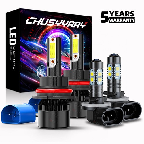 For Dodge Stratus 2001-2005 Combo 4x LED Headlight Hi/Lo + Fog Light ...