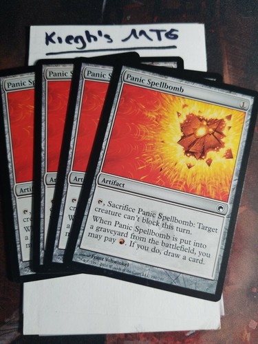 Mtg Panic Spellbomb x4 | eBay