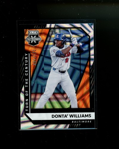 2021 Elite Extra Edition Turn of the Century #106 Donta' Williams /121 ...