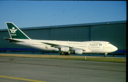 TF-ATC SAUDIA B747-200B HYBRID ORIGINAL KODAK SLIDE G172 | eBay