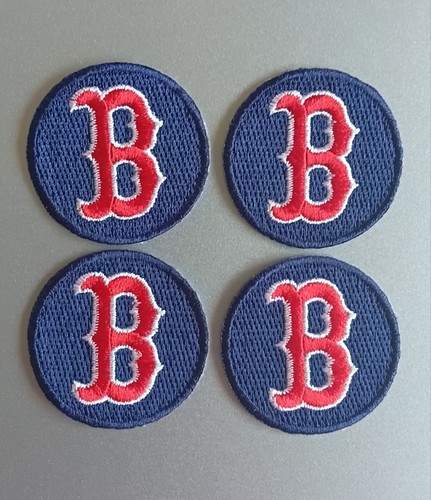 B BOSTON 1.5INCH 4pcs patches Embroidery iron on &Sewing on Clothes(DDP ...