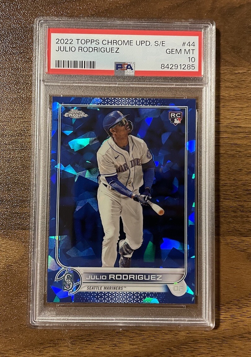 Julio Rodriguez 2022 Topps Chrome Update Sapphire Edition #US44 Base ...
