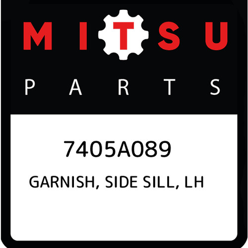 7405A089 Mitsubishi Garnish, side sill, lh 7405A089, New Genuine OEM ...