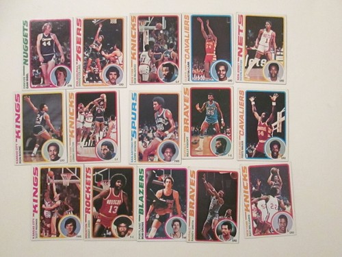1978 Topps Basketball Lot of 15 Different w/stars | eBay