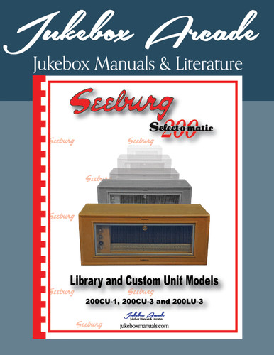 NEW, Seeburg Engineers Manual for Library Units 200CU-1 200CU-3 and ...