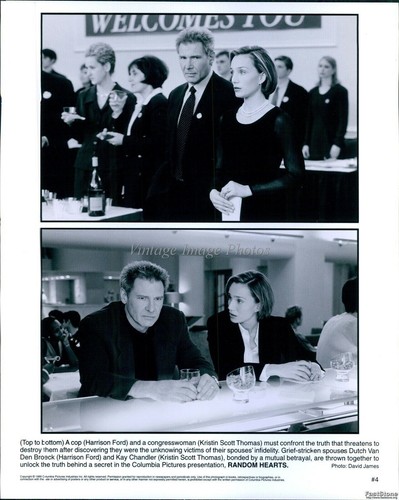 1999 Harrison Ford Kristin Scott Thomas Random Hearts Actor 8X10 ...